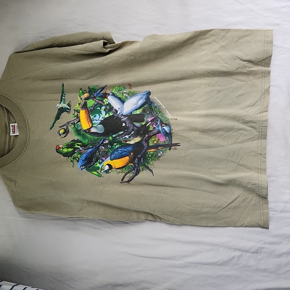 Human-i-Tees | Shirts | Vintage Humanitees Birds Of Paradise Nature ...
